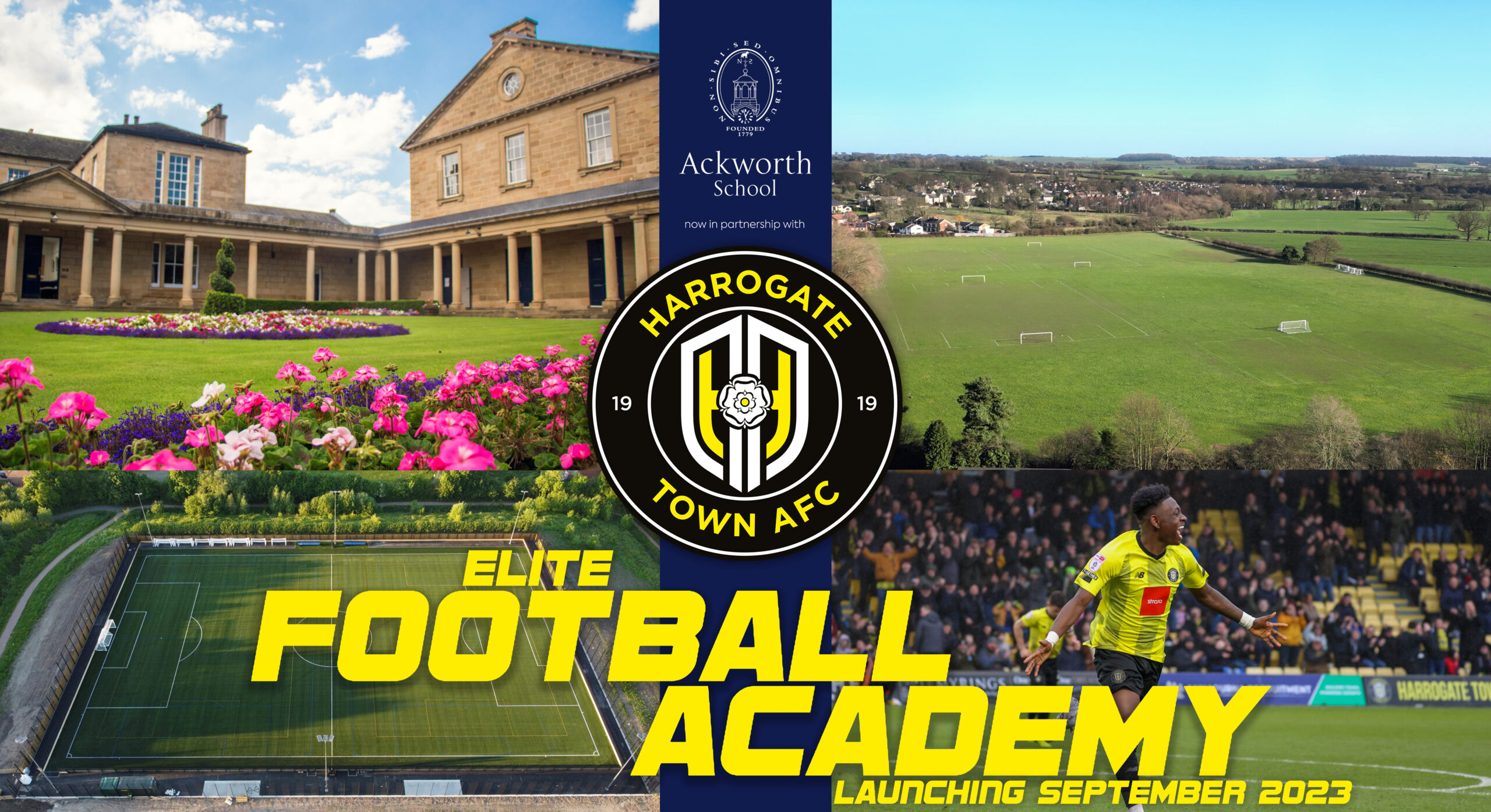 Ackworth School partners with Harrogate Town AFC to launch new Football ...